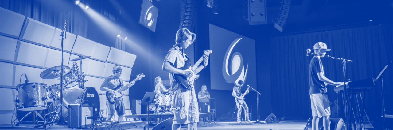 Rock Band Header Sample Idea - Elevate Rock School